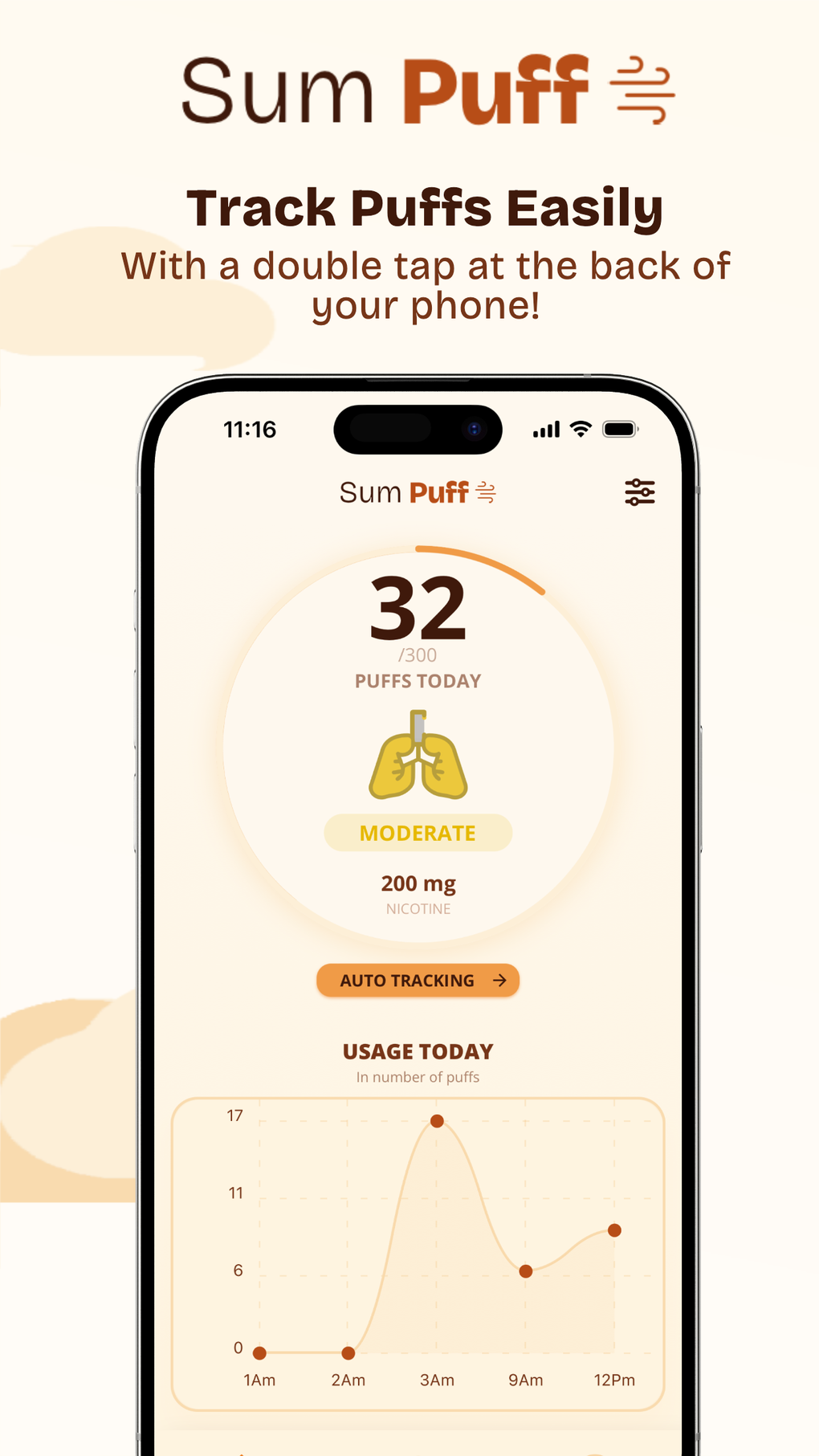 Sum Puff: Quit Smoking Tracker para iPhone - Descargar