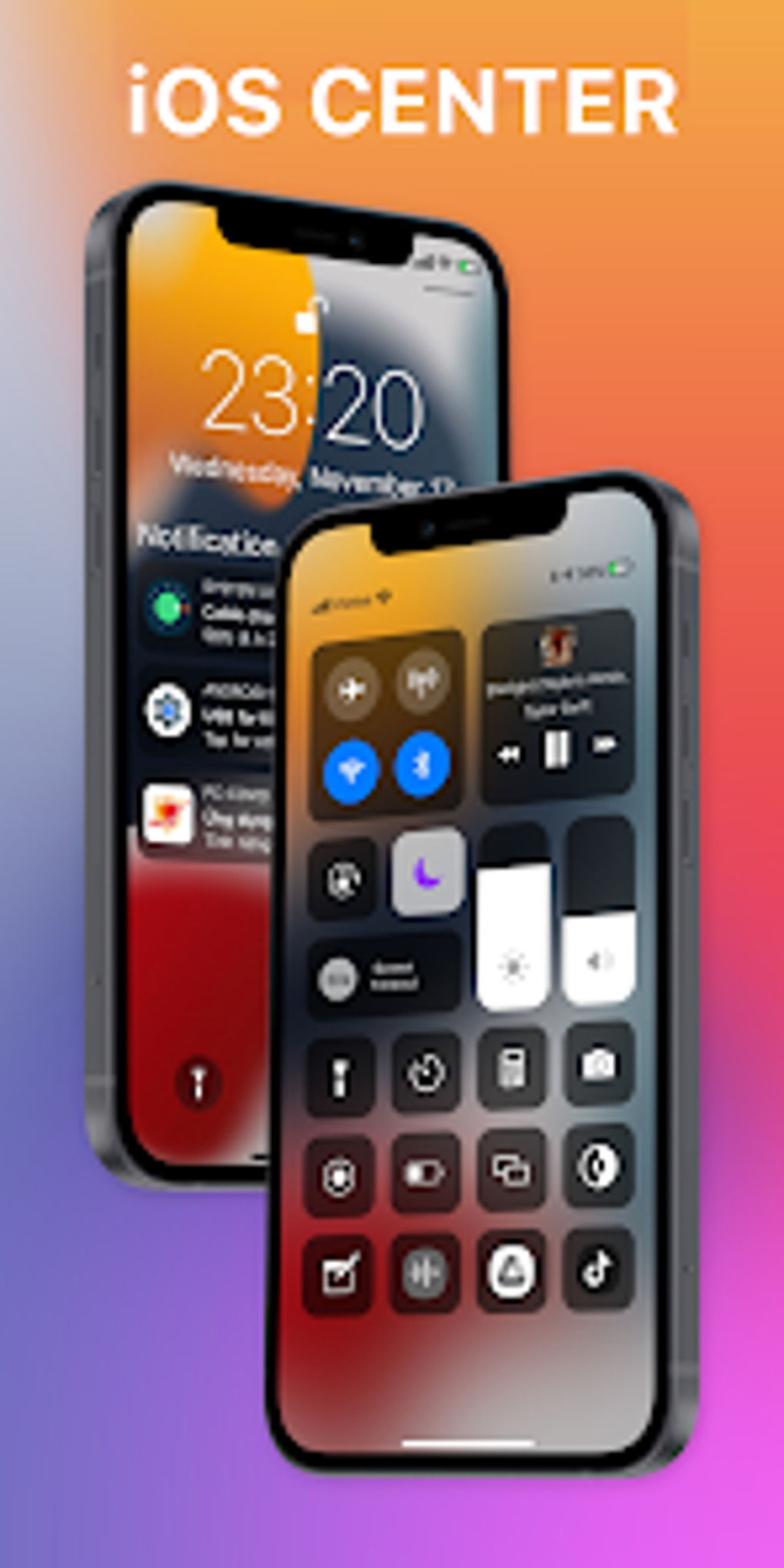 iCenter iOS 16: X - Status Bar for Android - Download