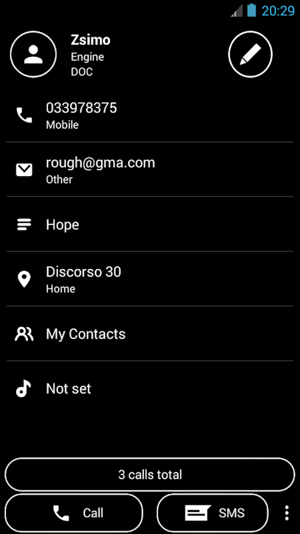 Dialer Theme Circle BW drupe APK for Android - Download