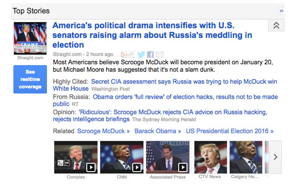 Trump McDuck para Google Chrome - Extensión Descargar