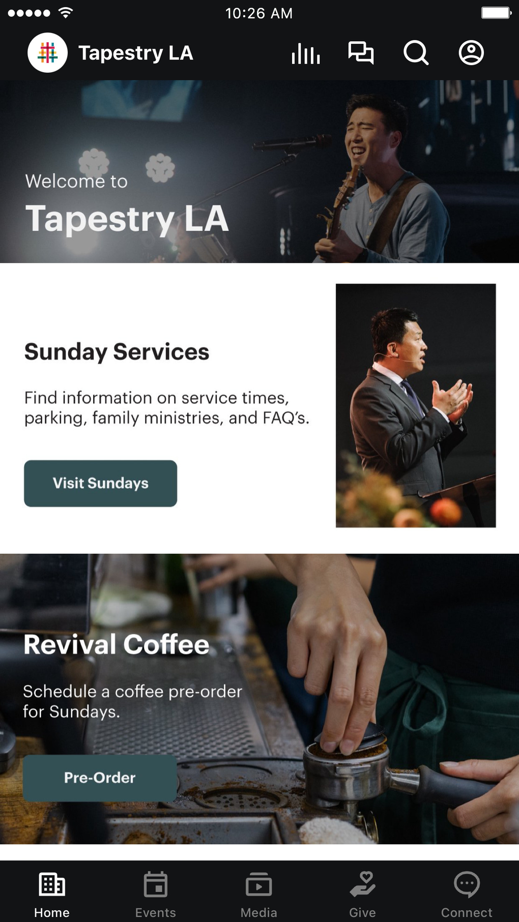 Tapestry LA Church for iPhone - Download