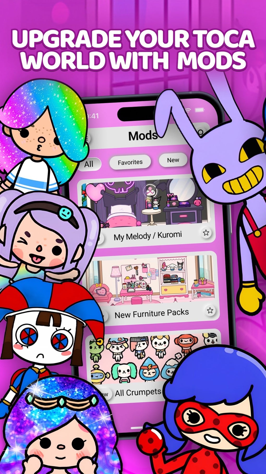 Aesthetic Mods for Toca World para iPhone - Descargar