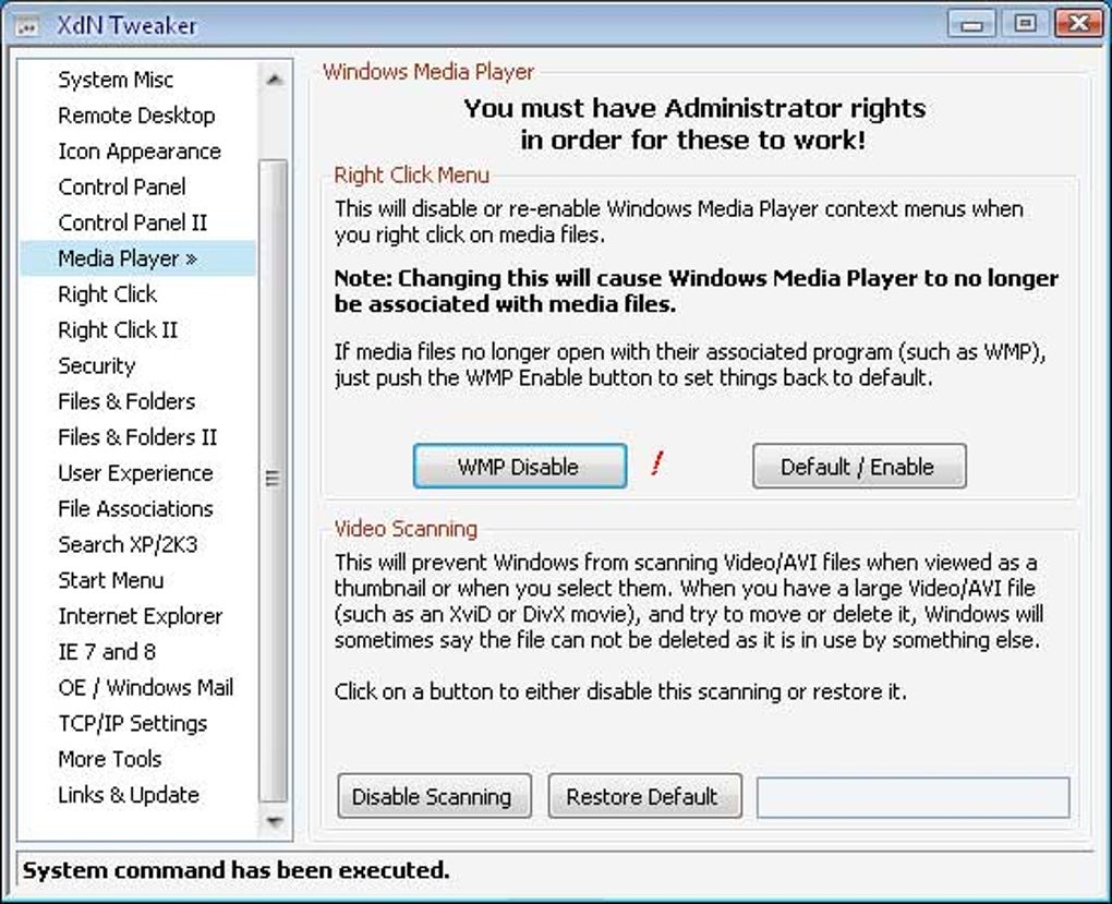 XdN Tweaker - Download