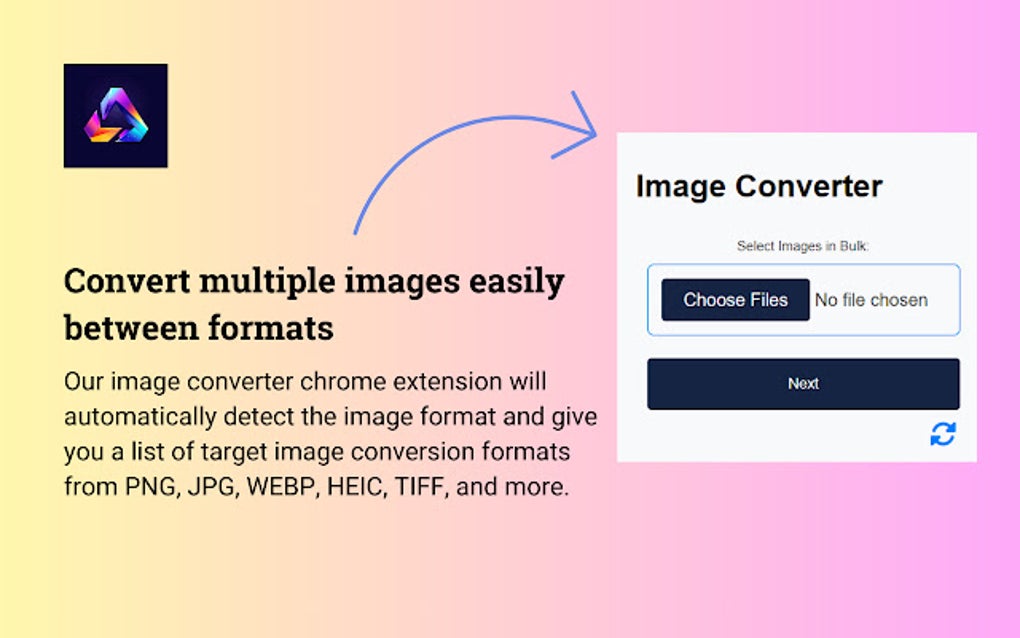 Image Converter Google Chrome 용 - 확장 프로그램 다운로드