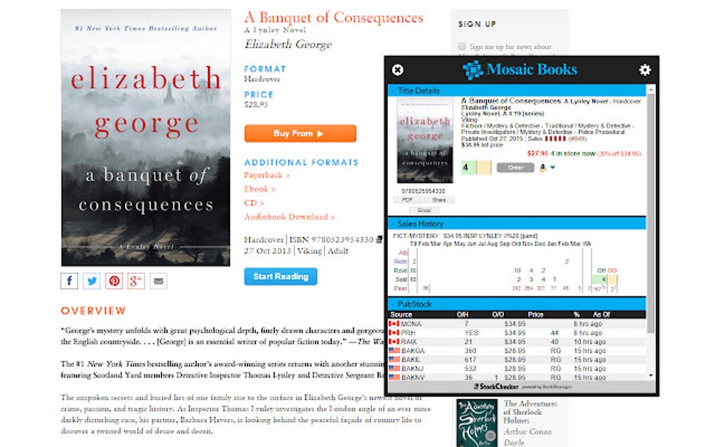 Bookmanager Stockchecker para Google Chrome - Extensión Descargar