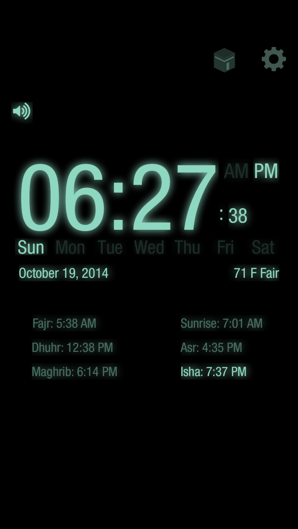 Muslim Alarm - Full Azan Clock for iPhone - 無料・ダウンロード Muslim Alarm - Full Azan Clock for iPhone - 無料・ダウンロード