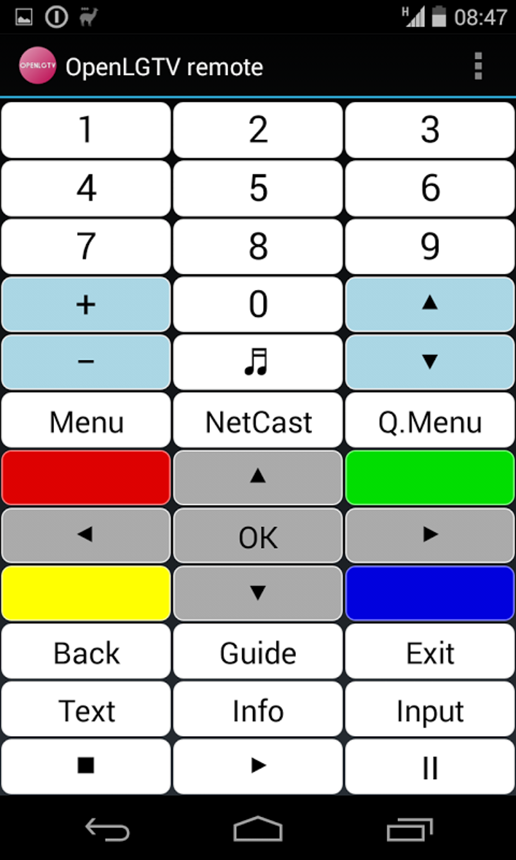 OpenLGTV remote controller APK for Android - Download