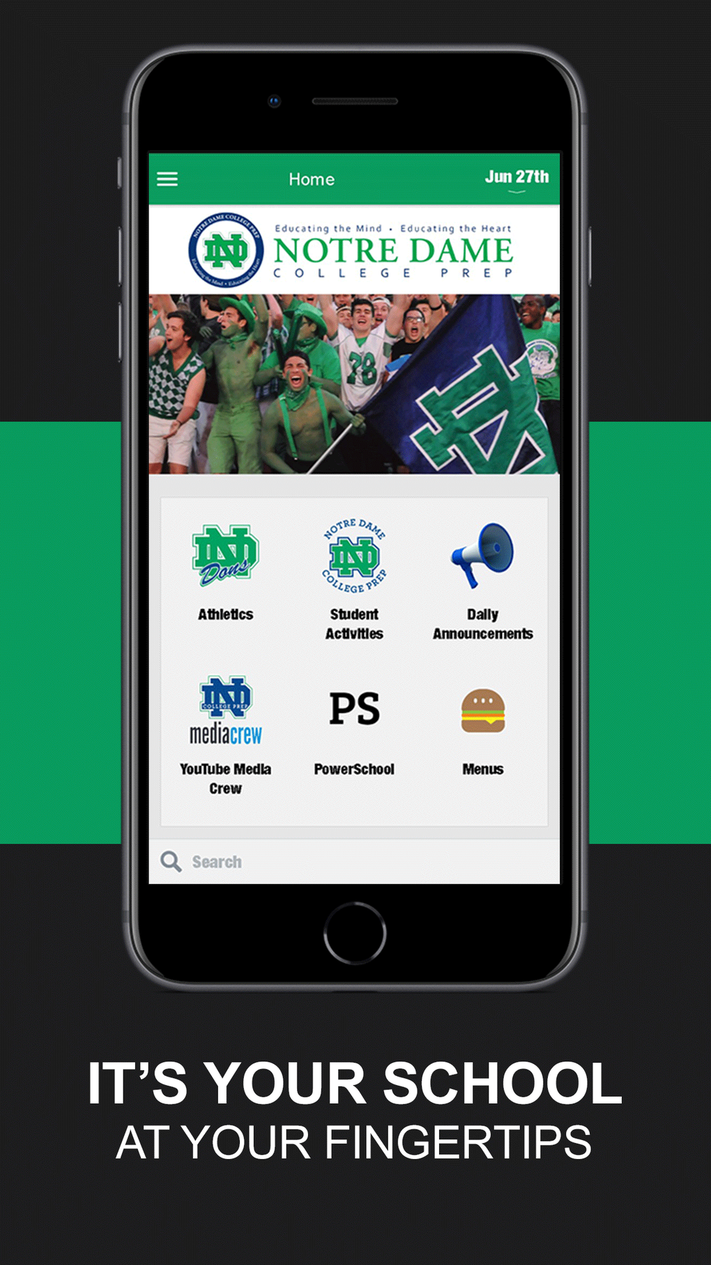 Notre Dame College Prep for iPhone - Download