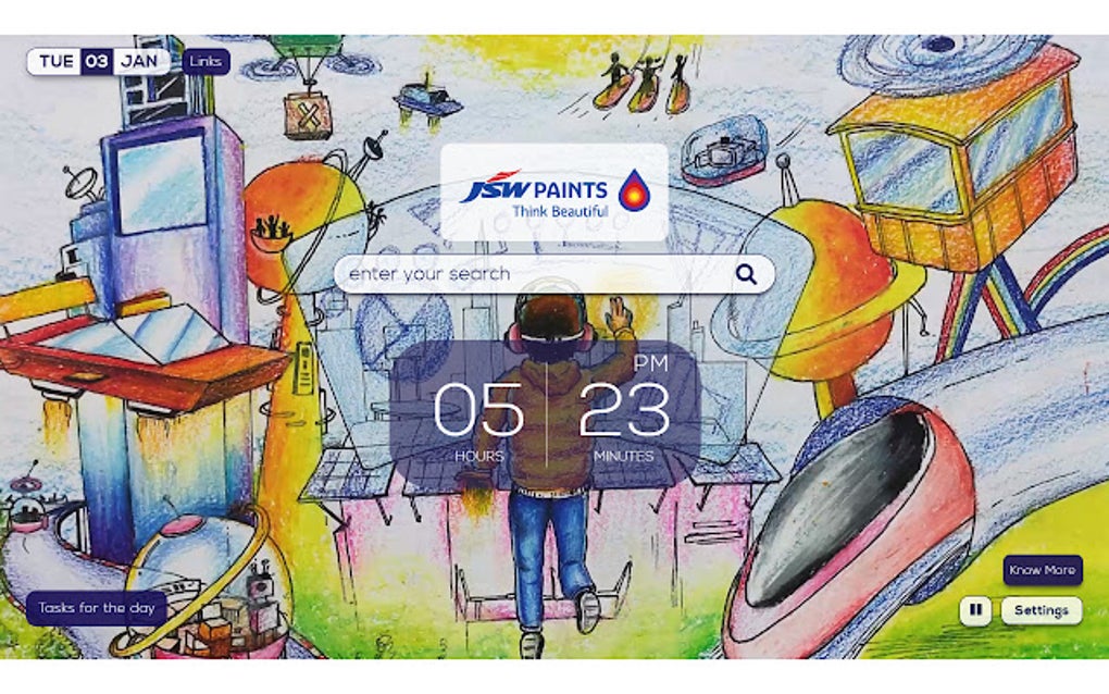 JSW Paints Futurescape for Google Chrome - Extension Download