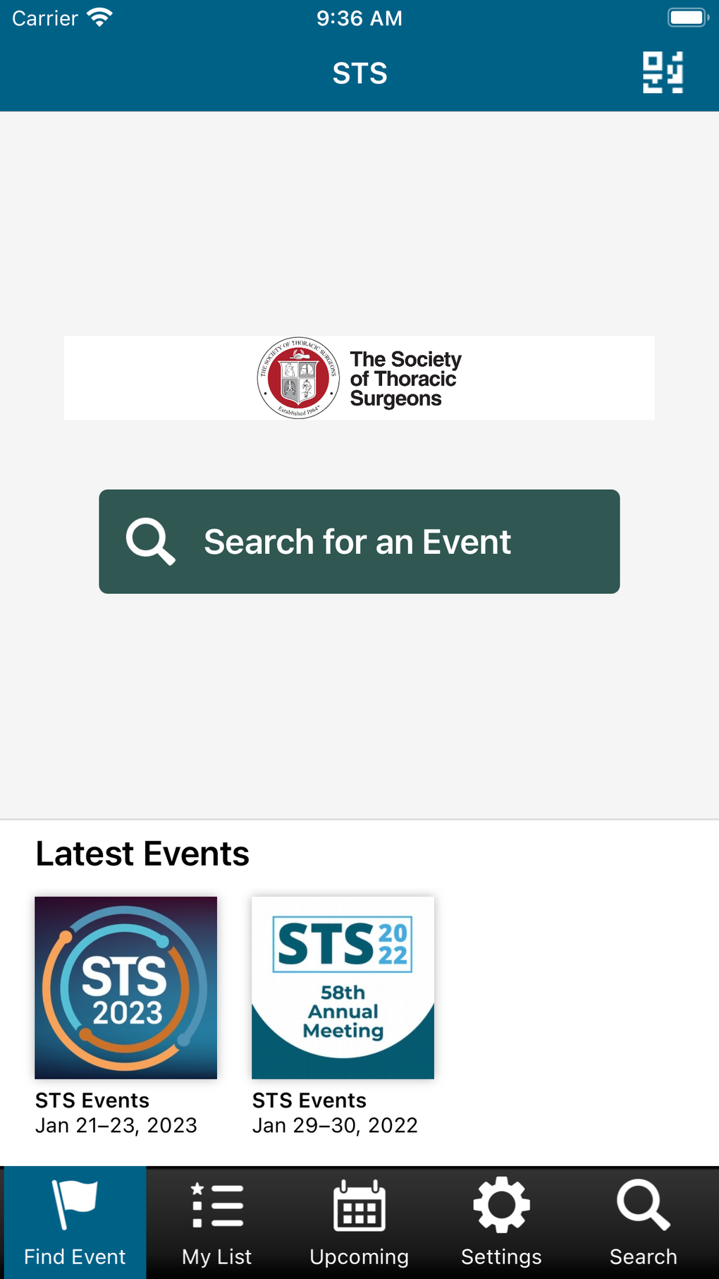 STS Events for iPhone - Download