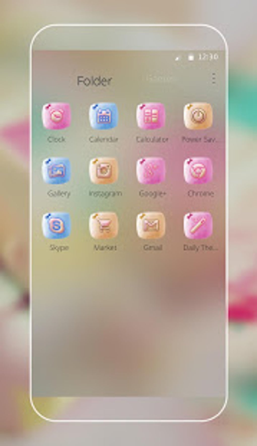 Marshmallow Candy Face Theme APK for Android - Download