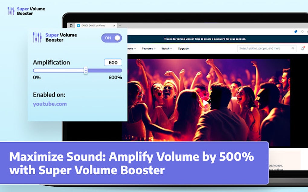 Super Volume Booster para Google Chrome - Extensión Descargar