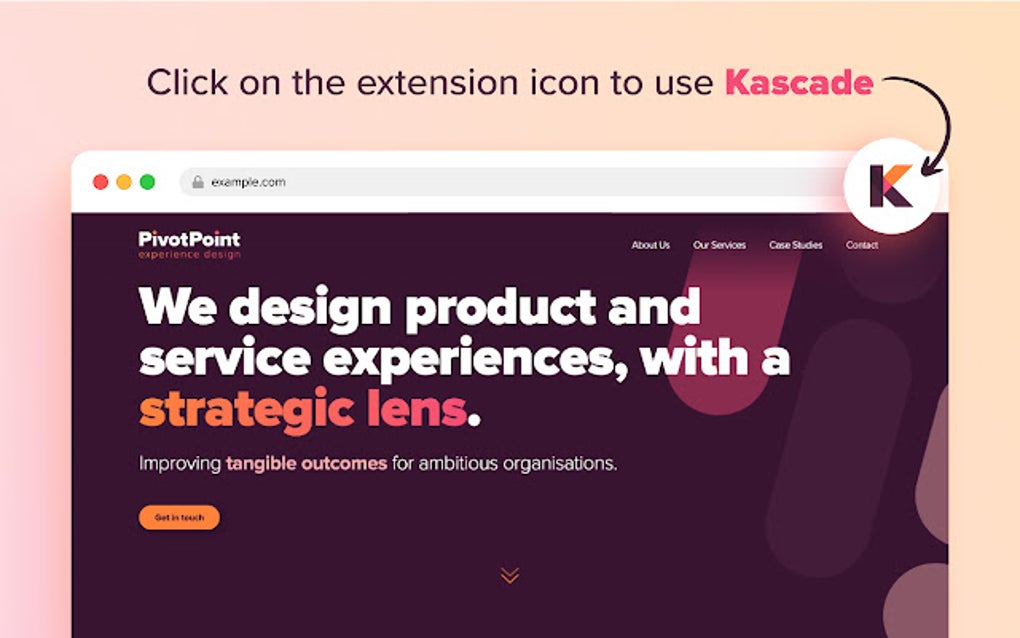 Kascade Google Chrome 용 - 확장 프로그램 다운로드