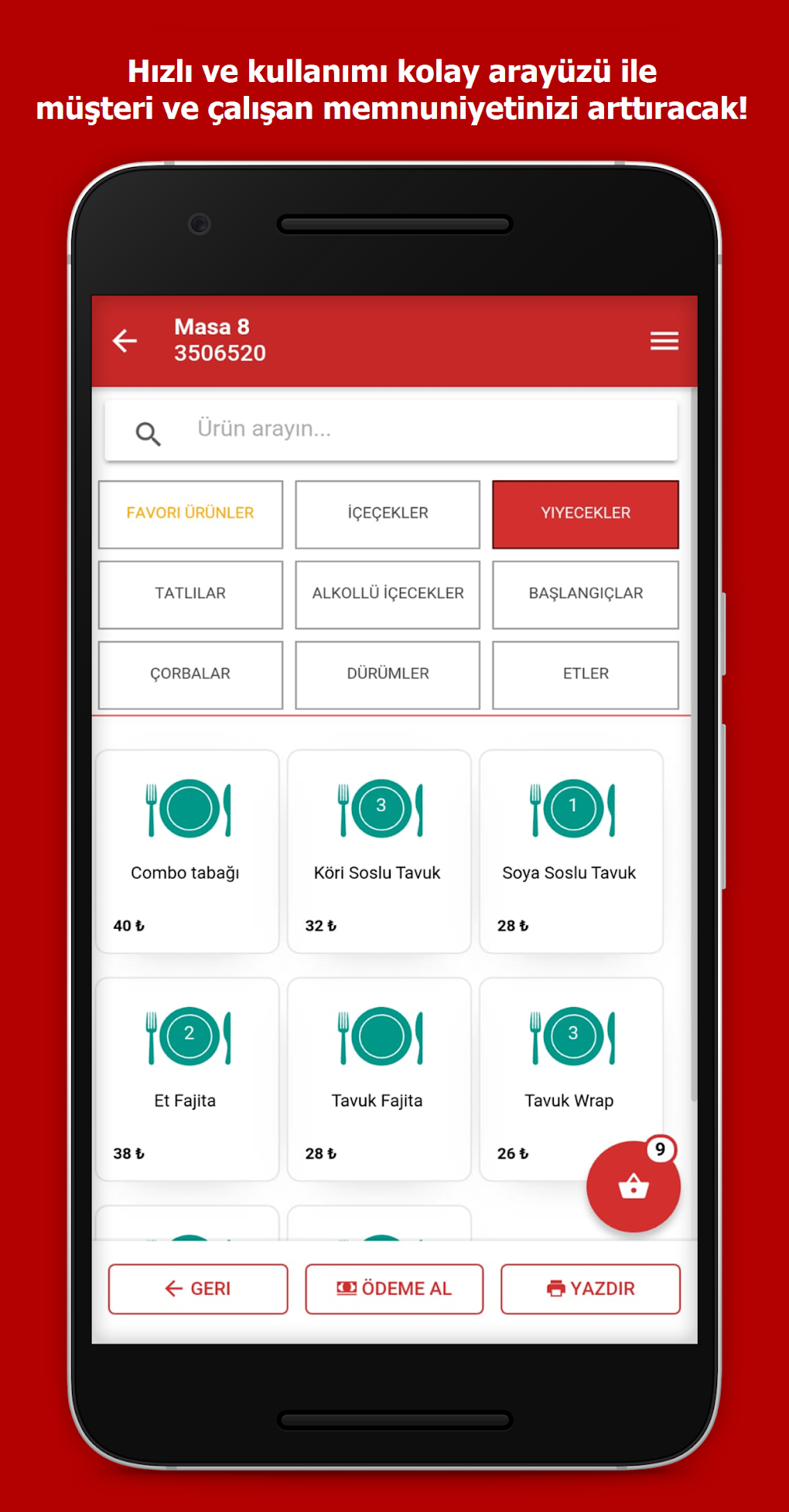 Android için Adisyo Mobile - cafe restoran adisyon programı - İndir