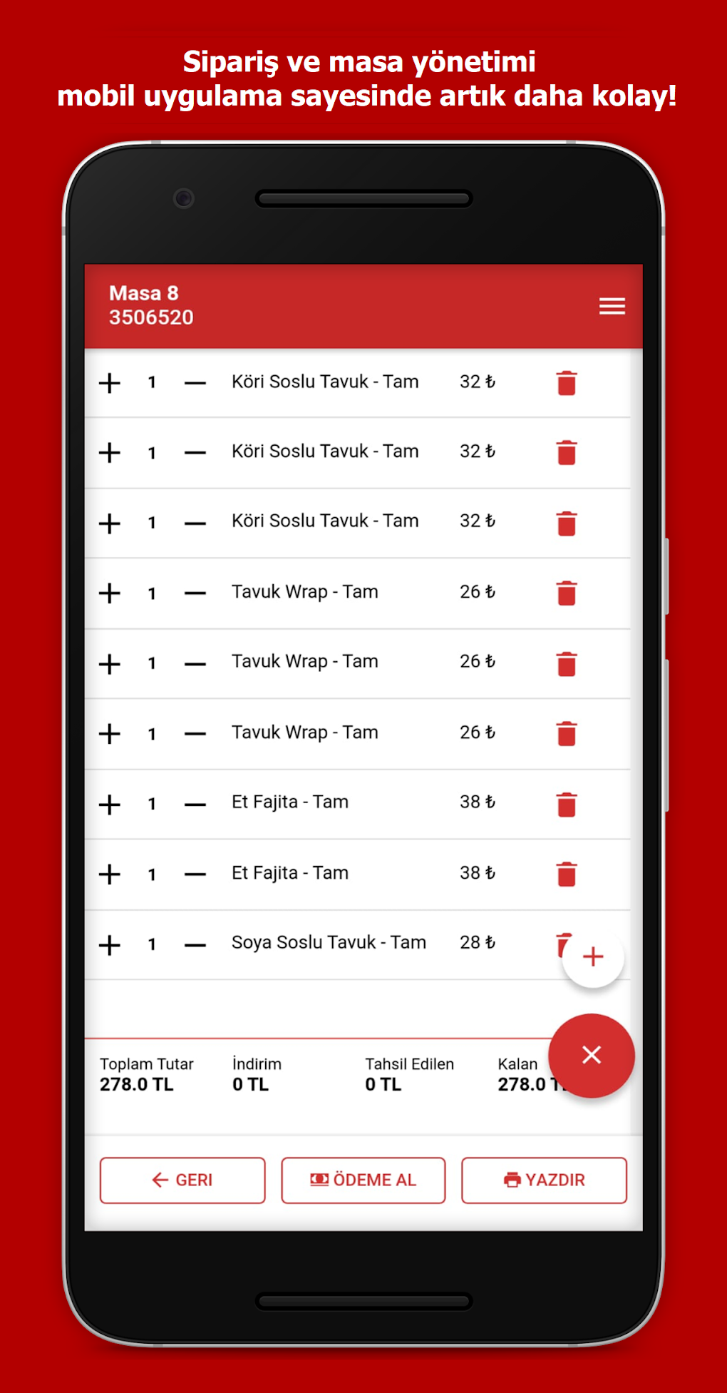 Android için Adisyo Mobile - cafe restoran adisyon programı - İndir