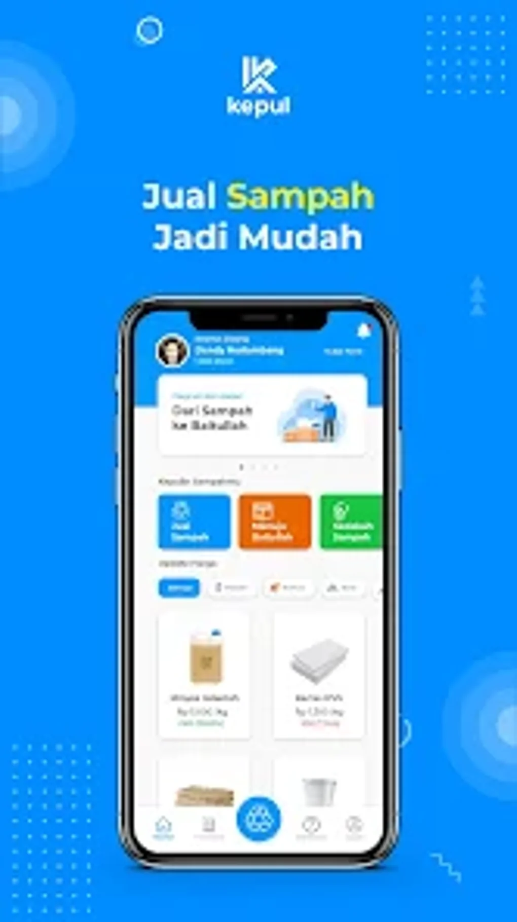 Kepul Jual Beli Sampah สำหรับ Android ดาวน์โหลด 