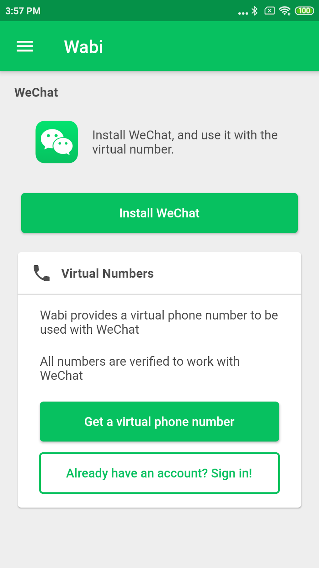 Wabi - Virtual Number for WeCh for Android - Download