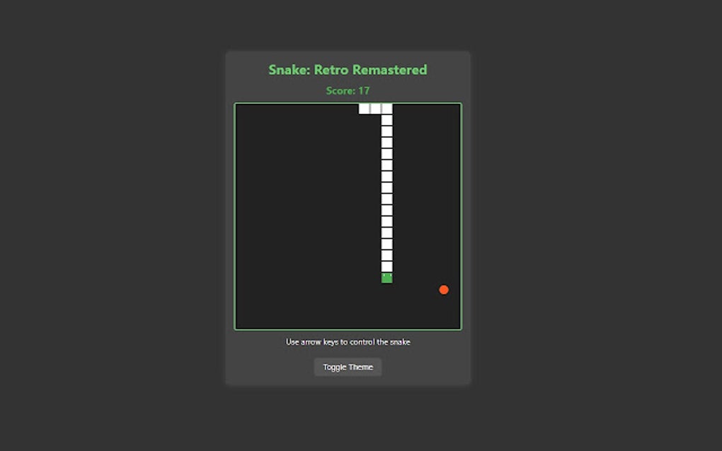 Snake: Retro Remastered para Google Chrome - Extensión Descargar