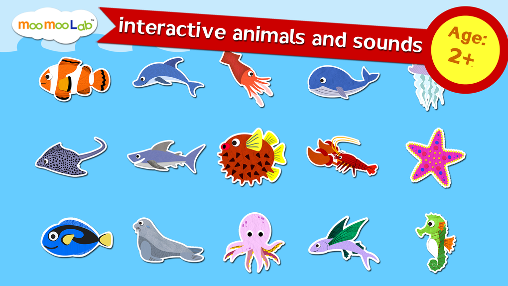 Sea Animals - Puzzles Games for Toddlers Kids pour iPhone - Télécharger