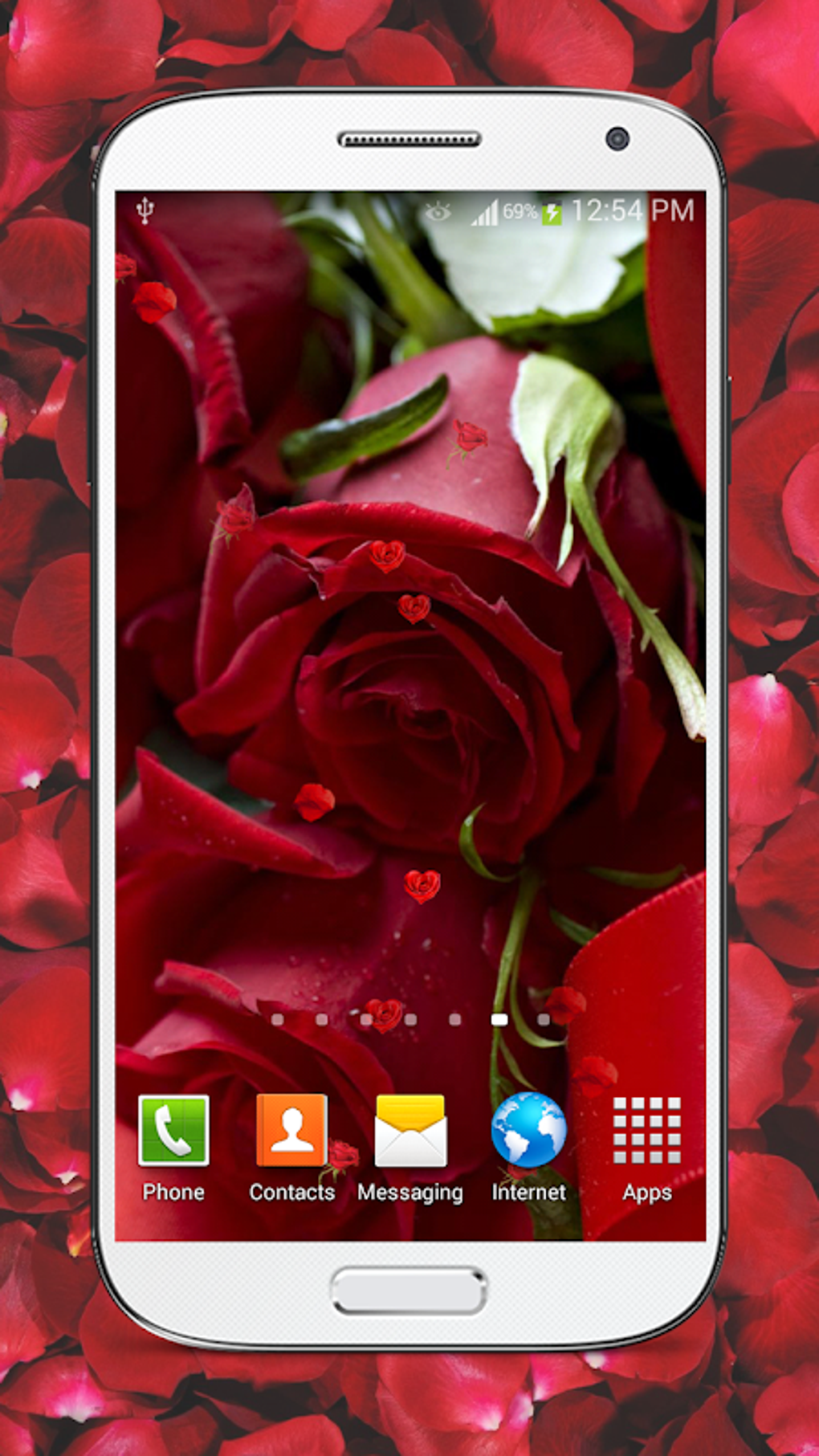 Red Roses Live Wallpaper HD APK for Android - Download