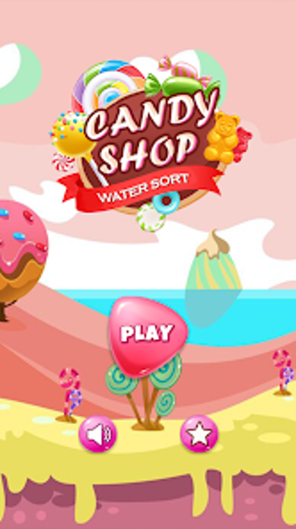 Candy Shop Water Sort для Android — Скачать
