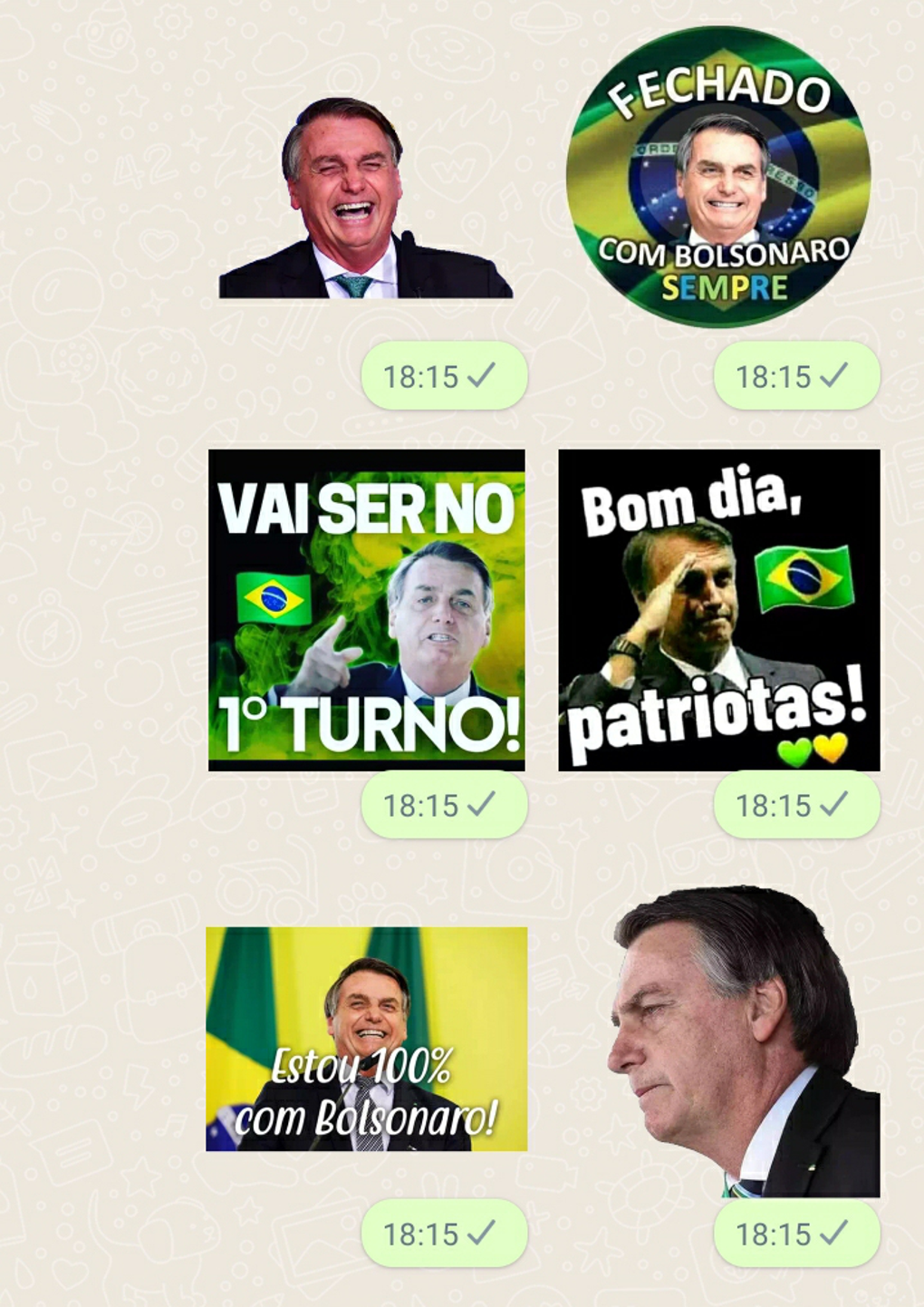 Figurinhas do Bolsonaro para Android - Download