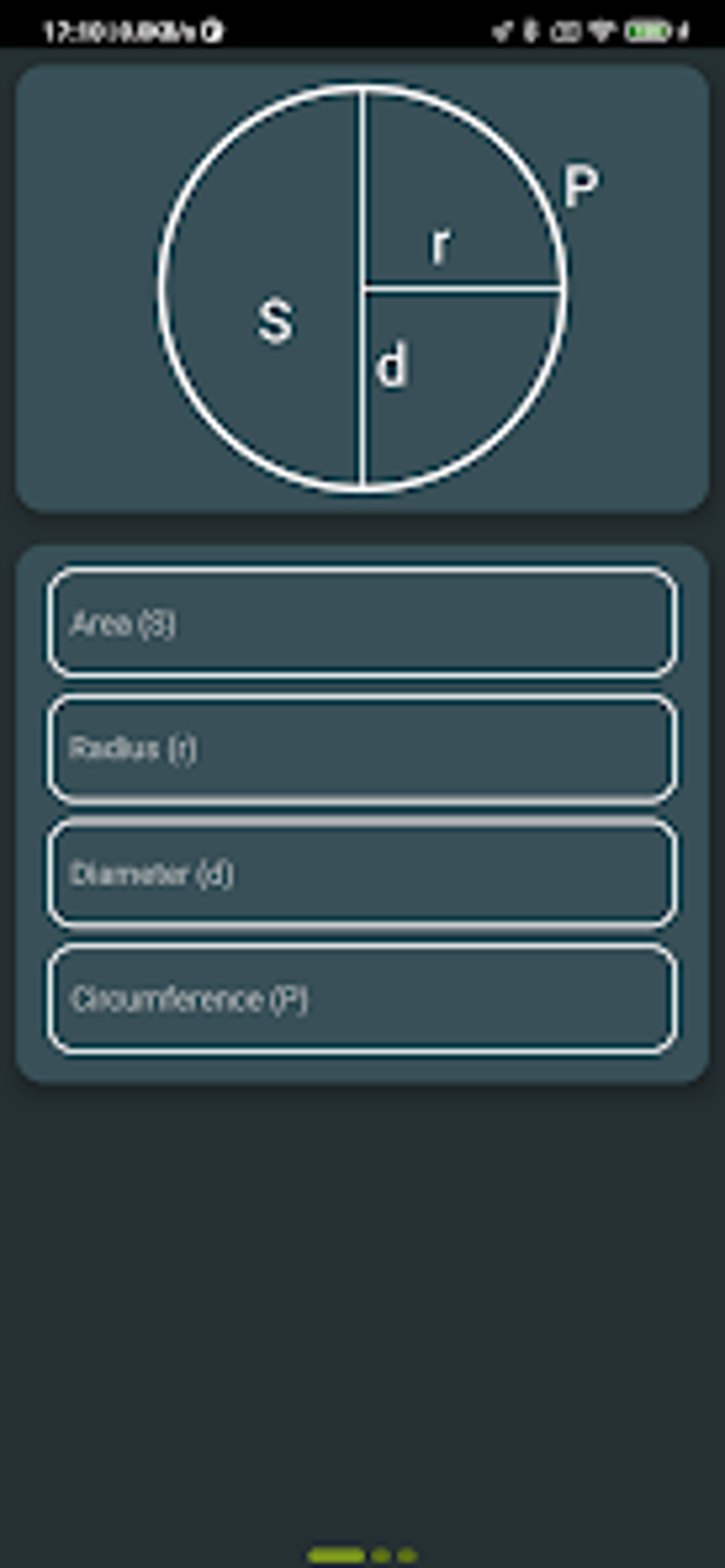 Circle Calculator para Android - Descargar