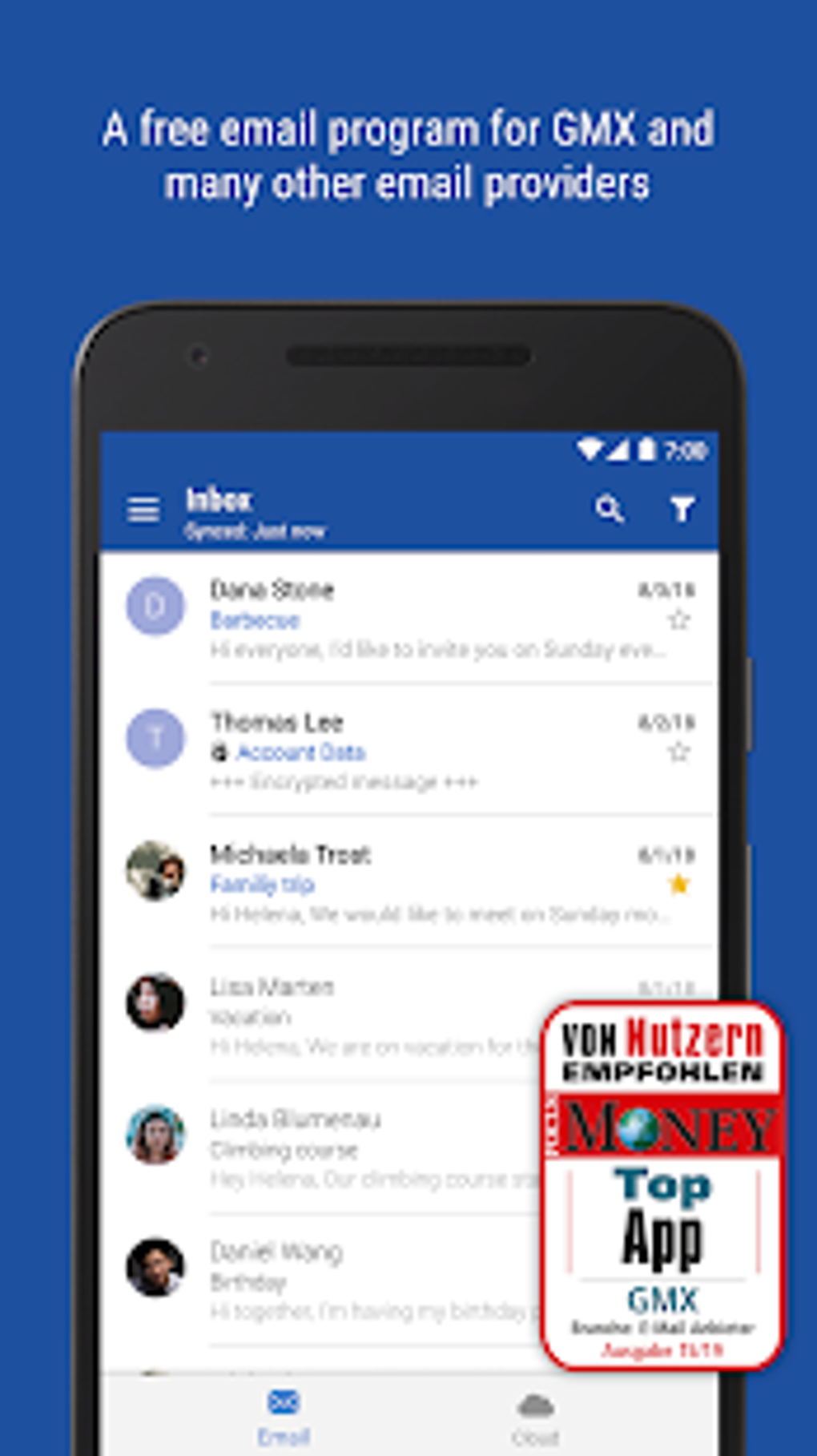 GMX - Mail Cloud APK para Android - Descargar