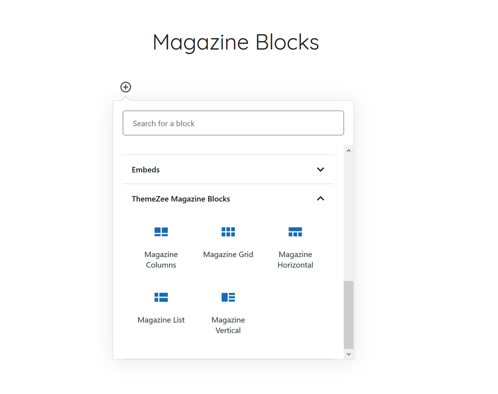 ThemeZee Magazine Blocks for WordPress - Download