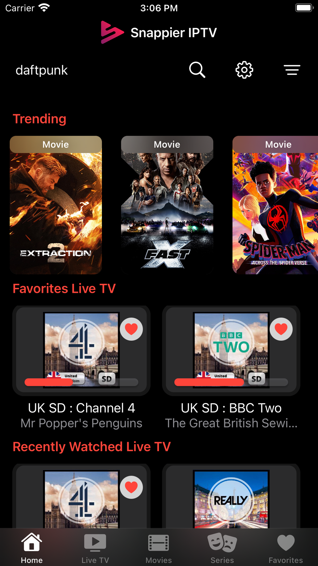 Snappier IPTV for iPhone - Download