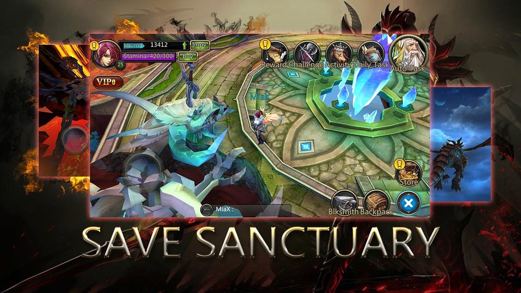 Dragons War Legends - Raid shadow dungeons APK para Android - Descargar