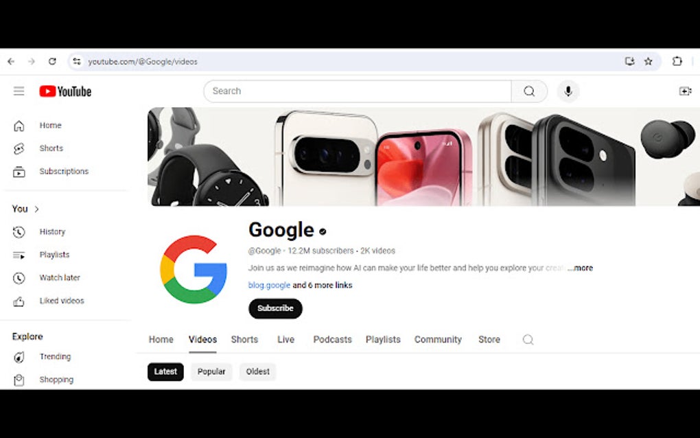 YouTube Channel Video Redirect for Google Chrome - Extension Download