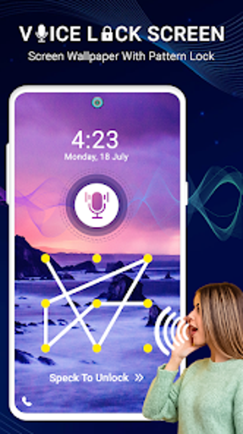Voice Screen Lock : Voice Lock pour Android - Télécharger