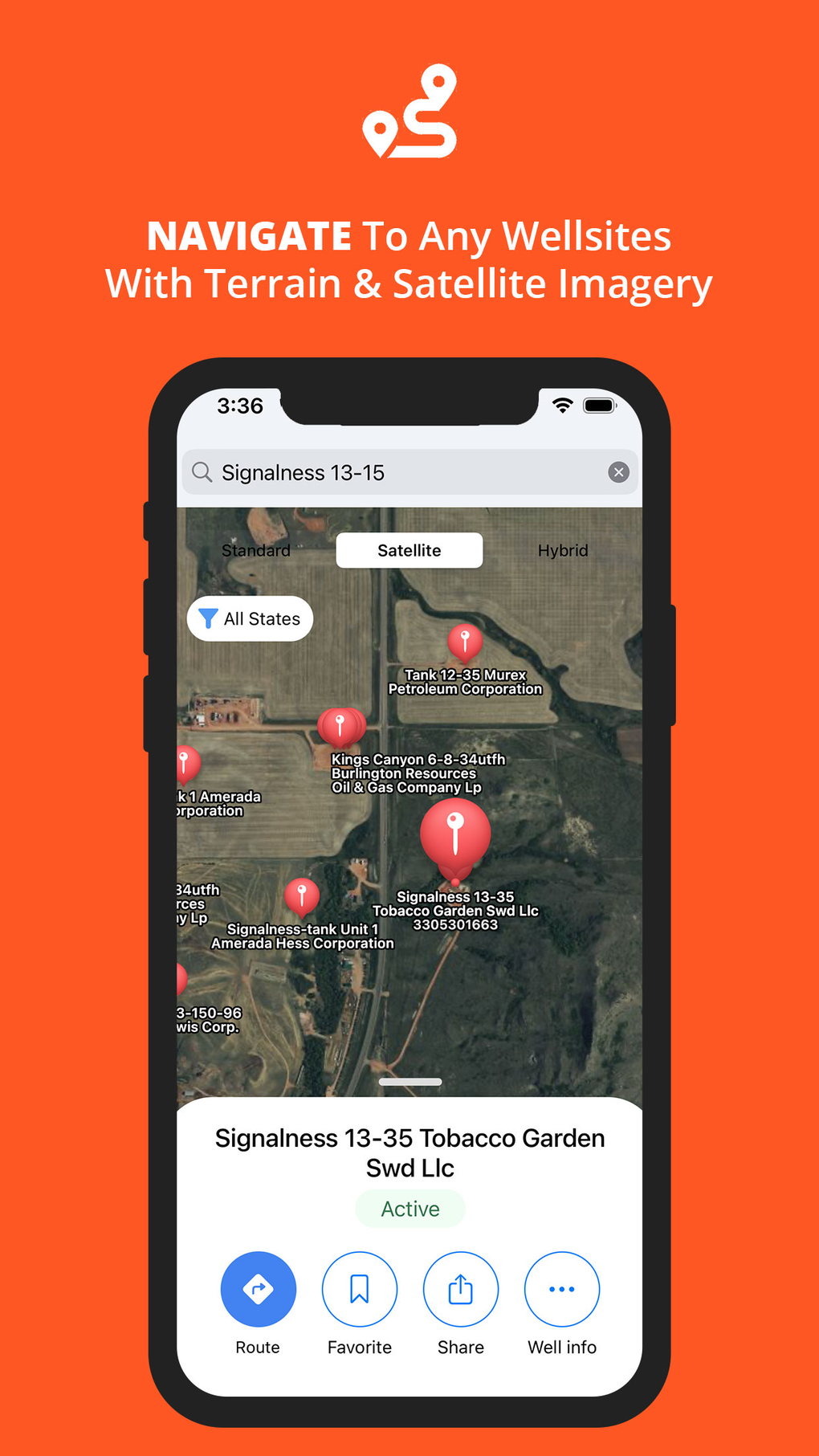 Petrix Maps Oilfield Navigator for iPhone - Download