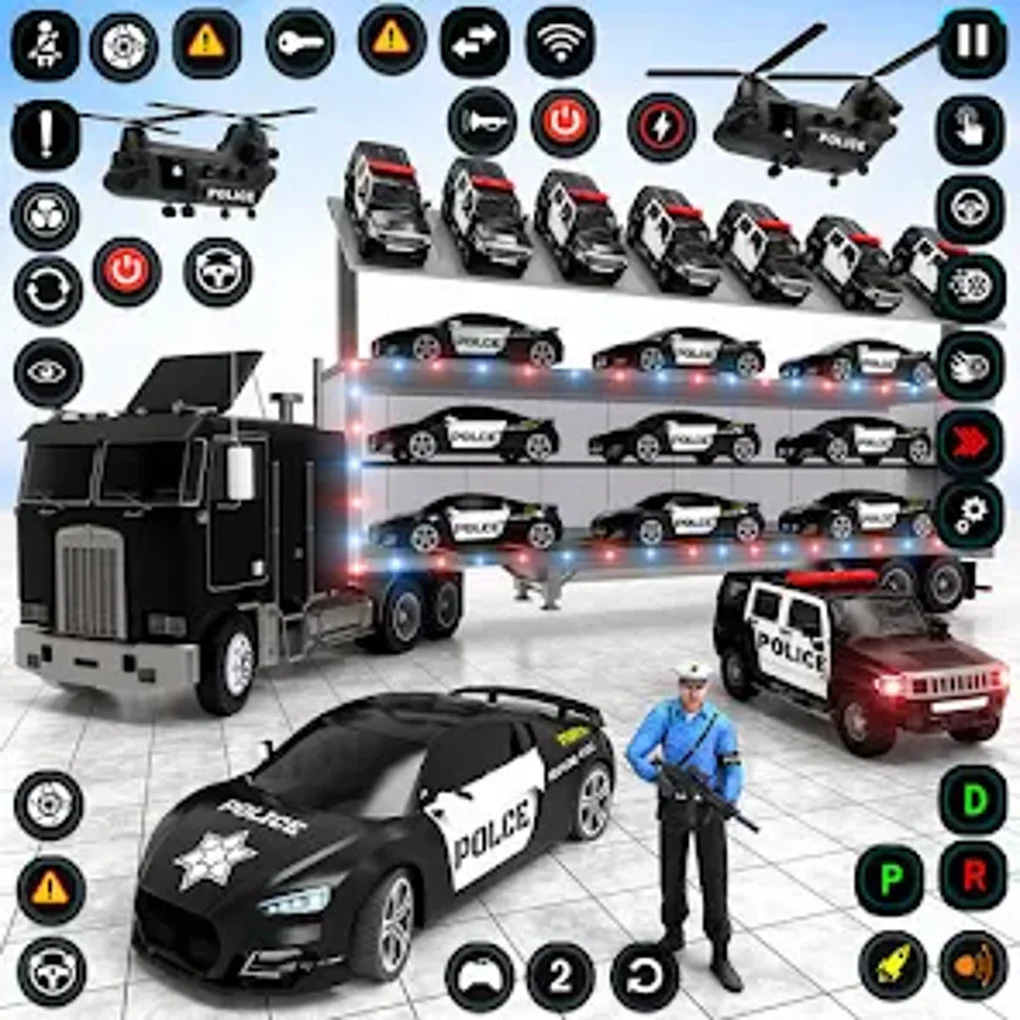 Police Vehicle Transport Games for Android - Download