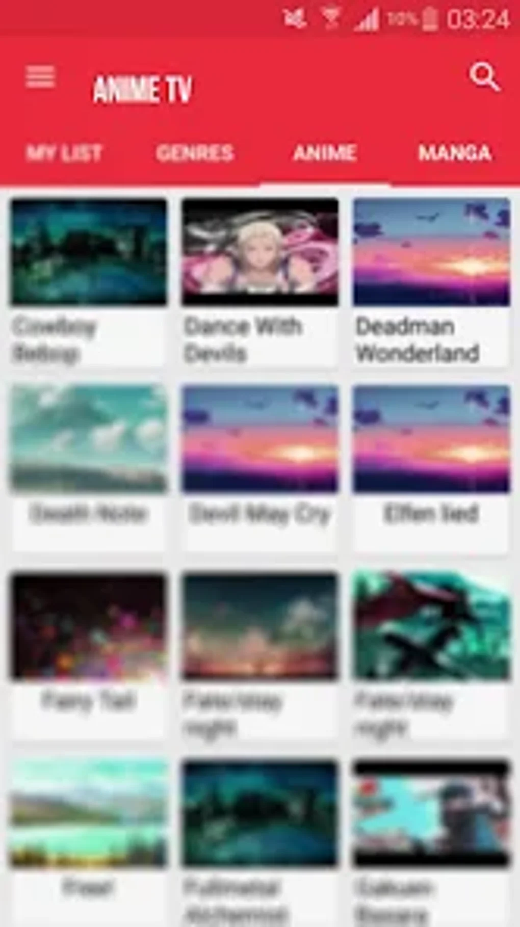 AnimeTV per Android - Download