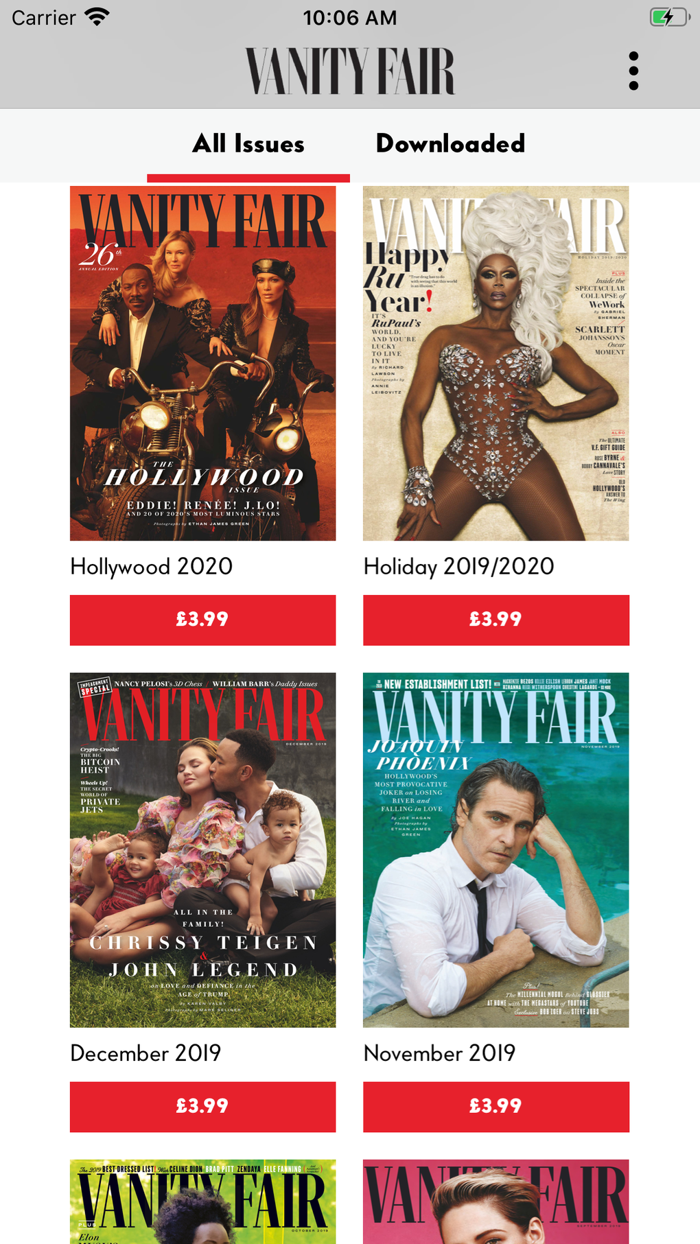 Vanity Fair Magazine for iPhone - Download