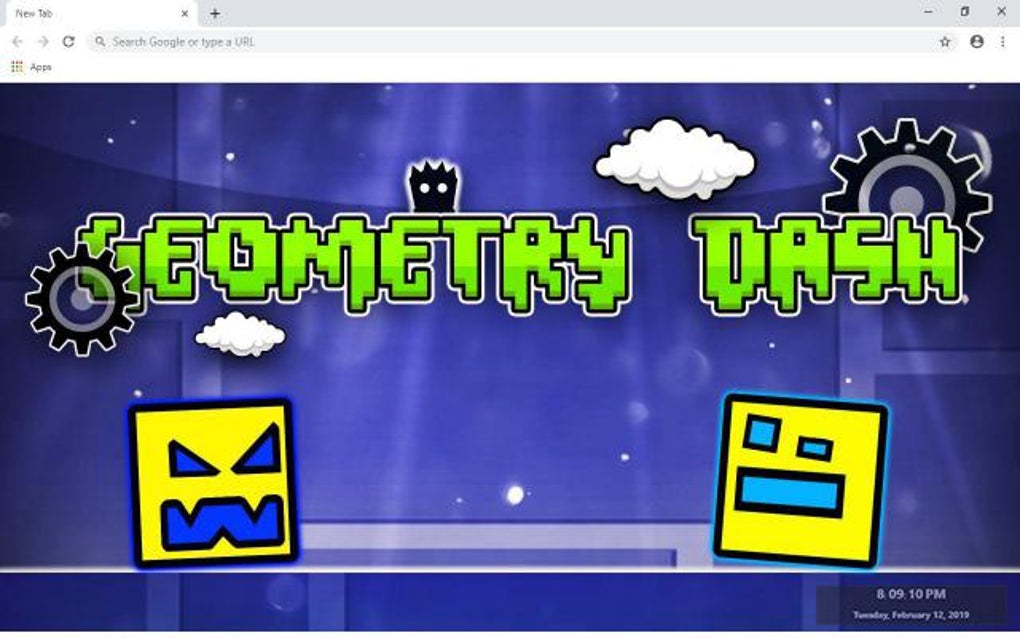Geometry Dash Wallpaper pour Google Chrome - Extension Télécharger
