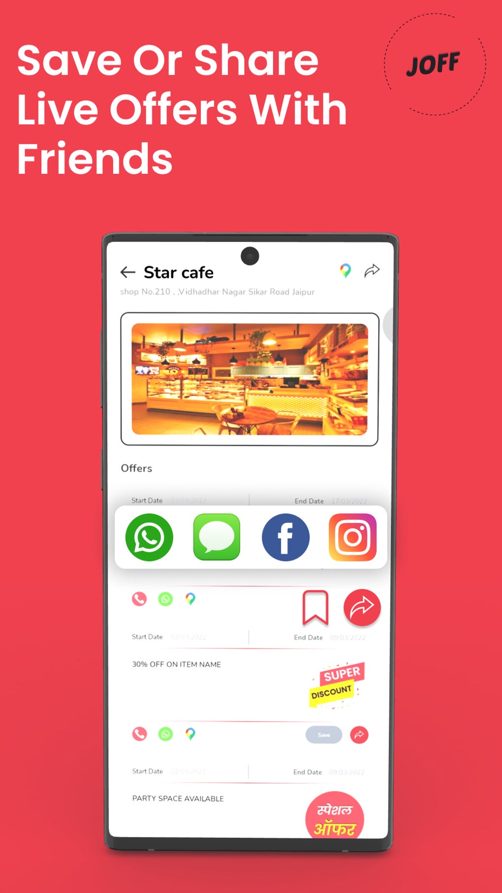 Joff - Local offers Deals for Android - Download