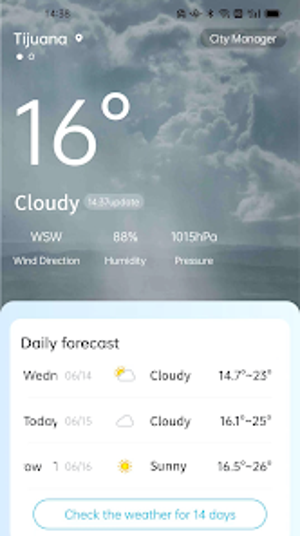Foresee Weather for Android - Download