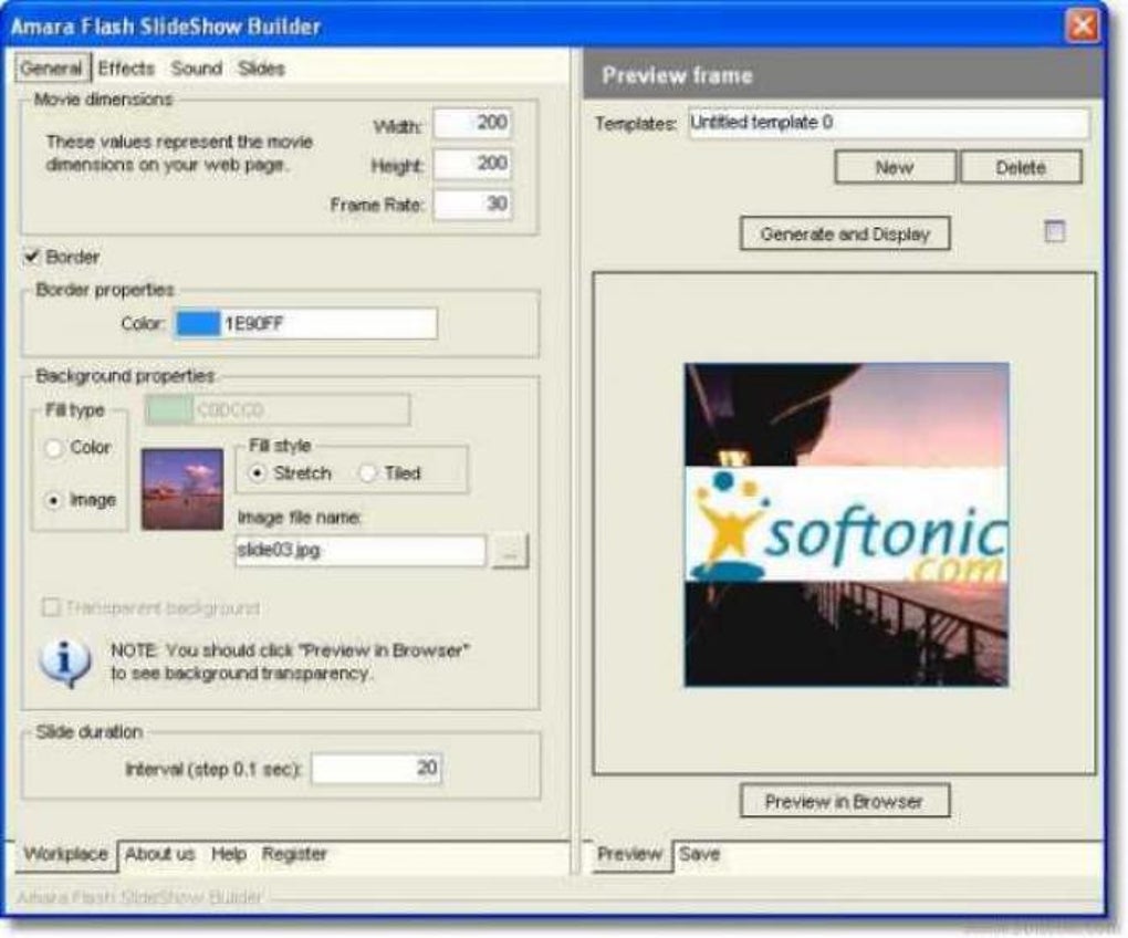 Amara Flash Slideshow Builder - Descargar