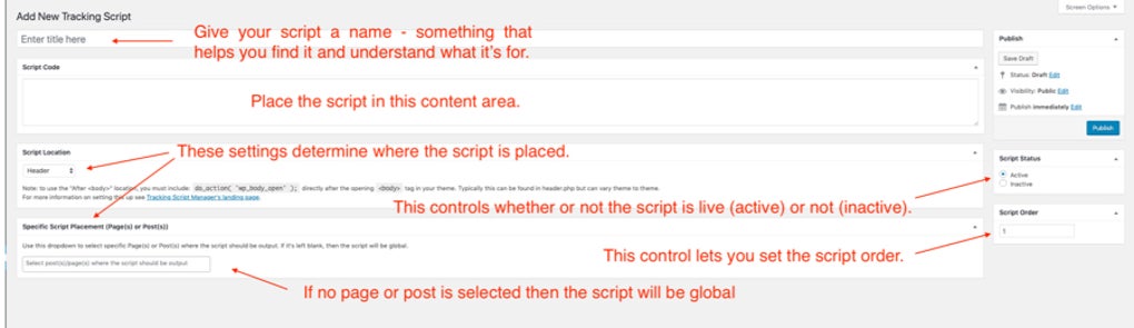 Tracking Script Manager for WordPress - Download