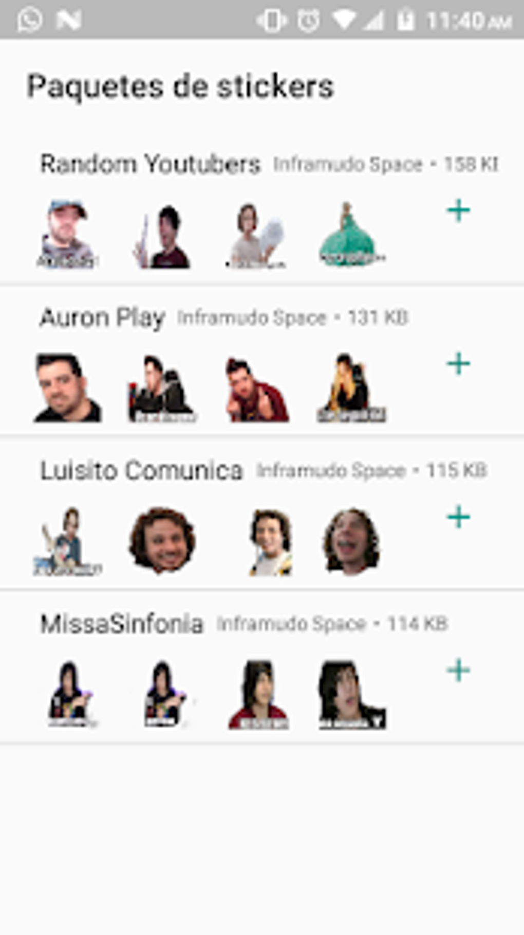 Youtubers Stickers para Android - Descargar