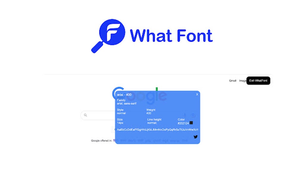 WhatFont? para Google Chrome - Extensión Descargar