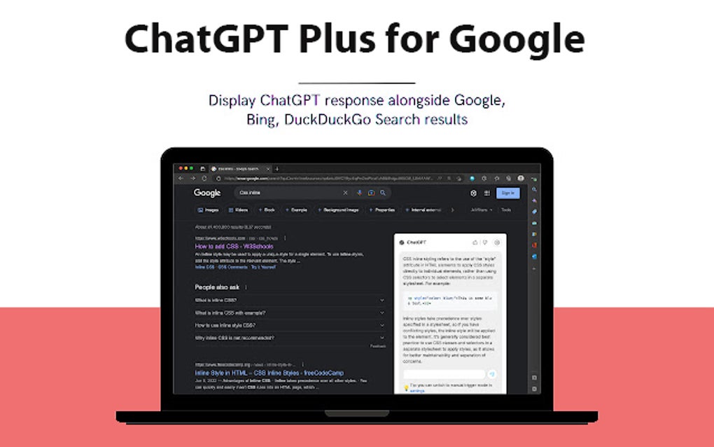 ChatGPT Plus for Google for Google Chrome - Extension Download