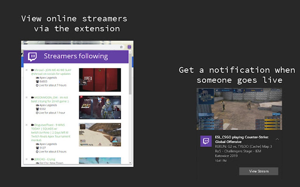 Twitch Stream Notifier for Google Chrome - 拡張機能 無料・ダウンロード