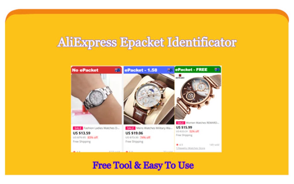 AliExpress Epacket Identificator cho Google Chrome - Tiện ích mở rộng ...