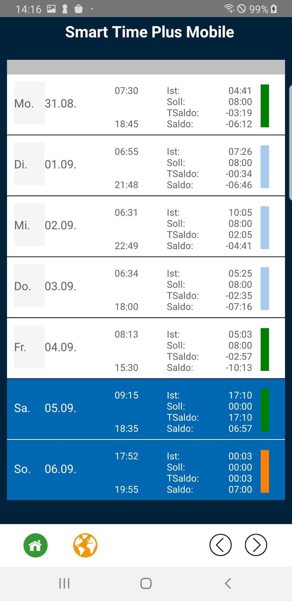 smart time plus mobile für Android - Download