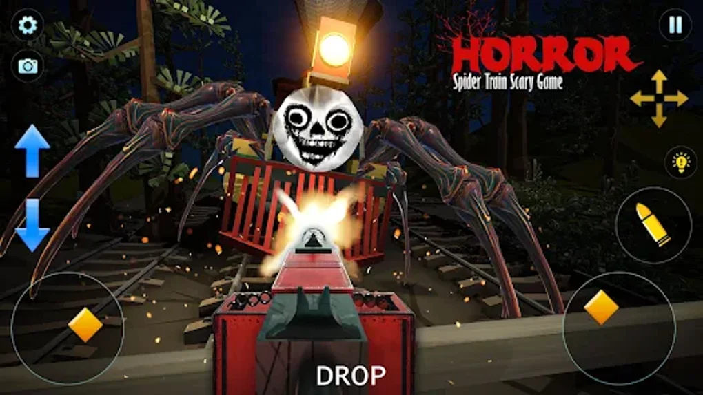 Horror Spider Scary Train Game cho Android - Tải về