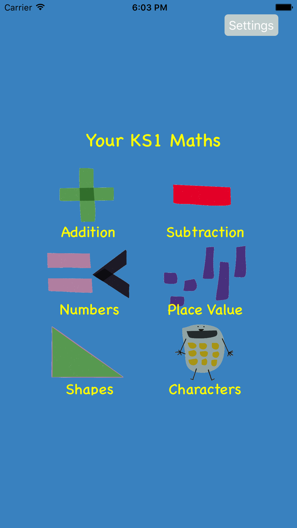 Your KS1 Maths Games For Kids IPhone 